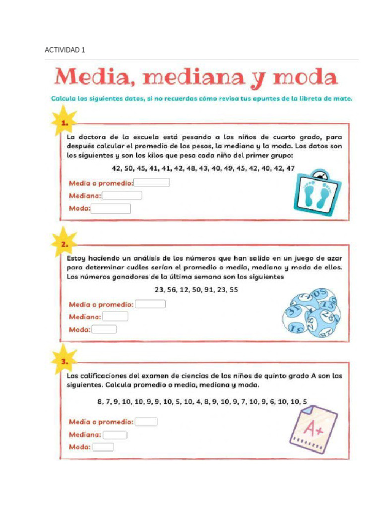 Actividades Del 1 Al 15 de Septiembre | PDF
