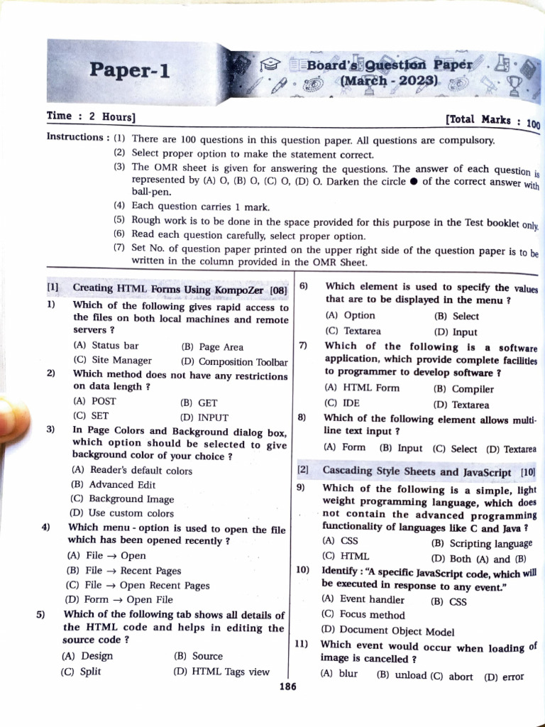 Computer-Board Paperset (PYQ) | PDF