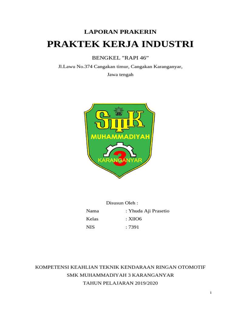Laporan Kerja Prakerin-1 | PDF