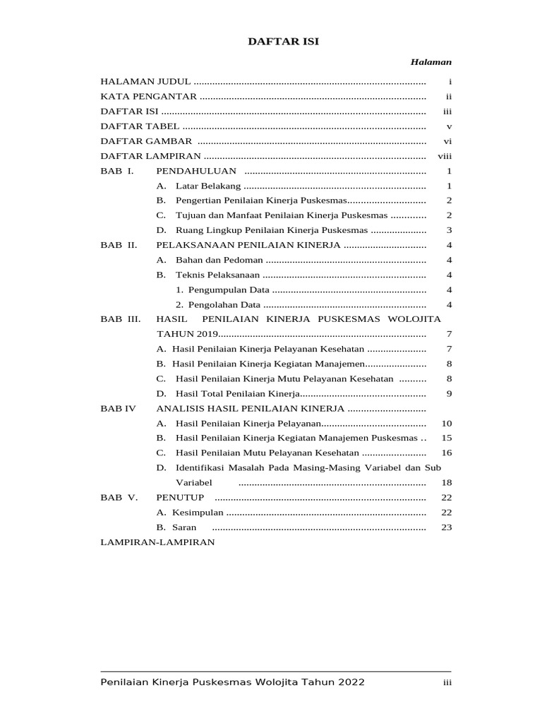 3 Daftar Isi | PDF