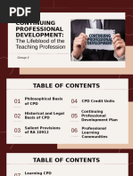 When To Earn CPD Units For Teachers | PDF | Professional Development | Vocational Education