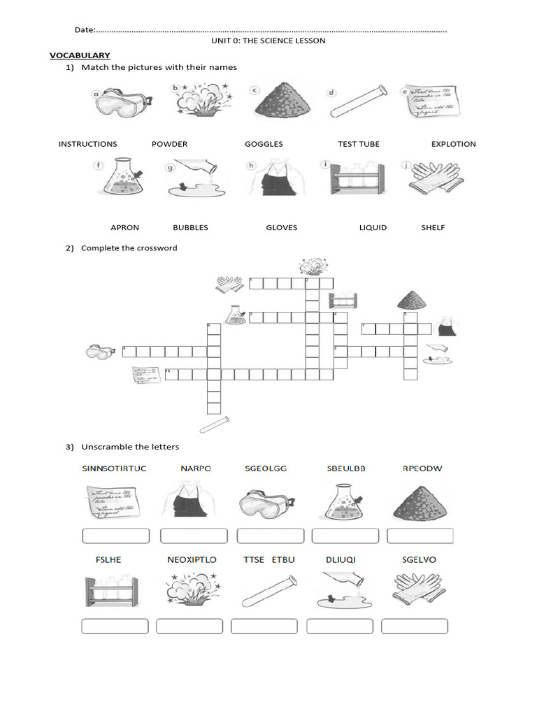 Worksheet 3 - Starter Unit (Vocabulary, Past Simple, WH Words) | PDF