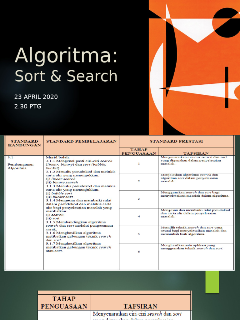 Algoritma Carian Linear dan Binari | PDF | Algorithms And Data Structures | Algorithms
