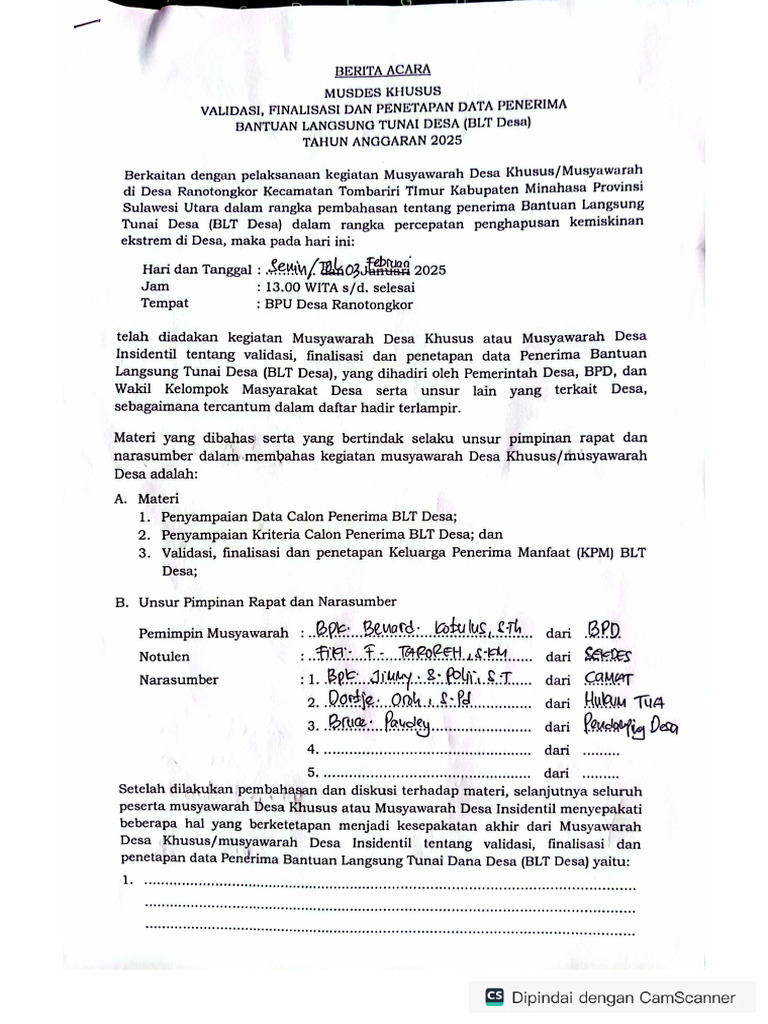 BA Musdes BLT 2025 | PDF