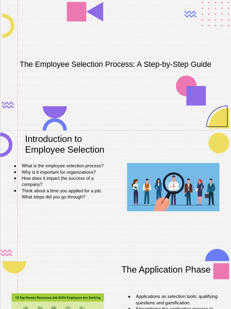 Selection Process | PDF