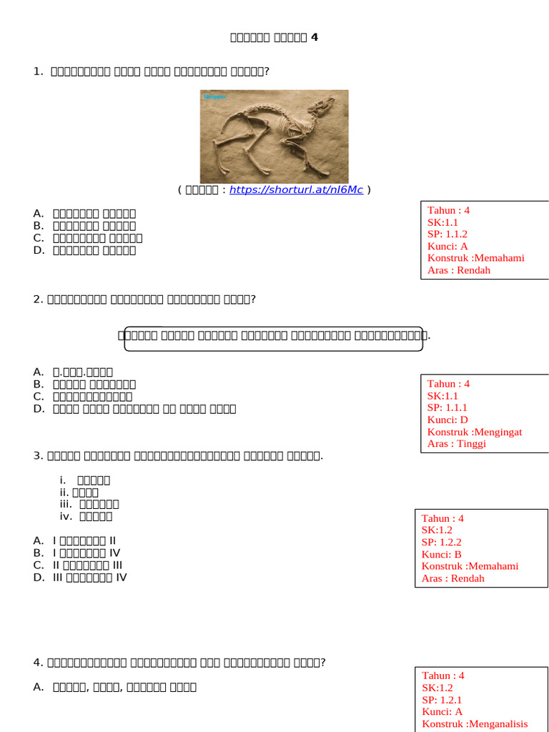 Exam Paper Sejarah | PDF