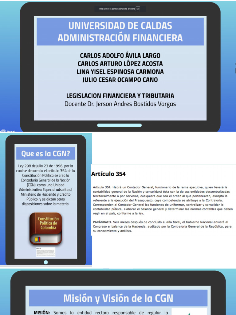 Presentación CGN | PDF