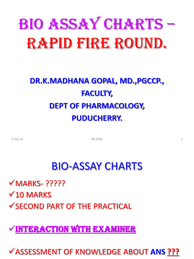 Bio Assay - Rapid Fire Round. | PDF | Acetylcholine | Drugs