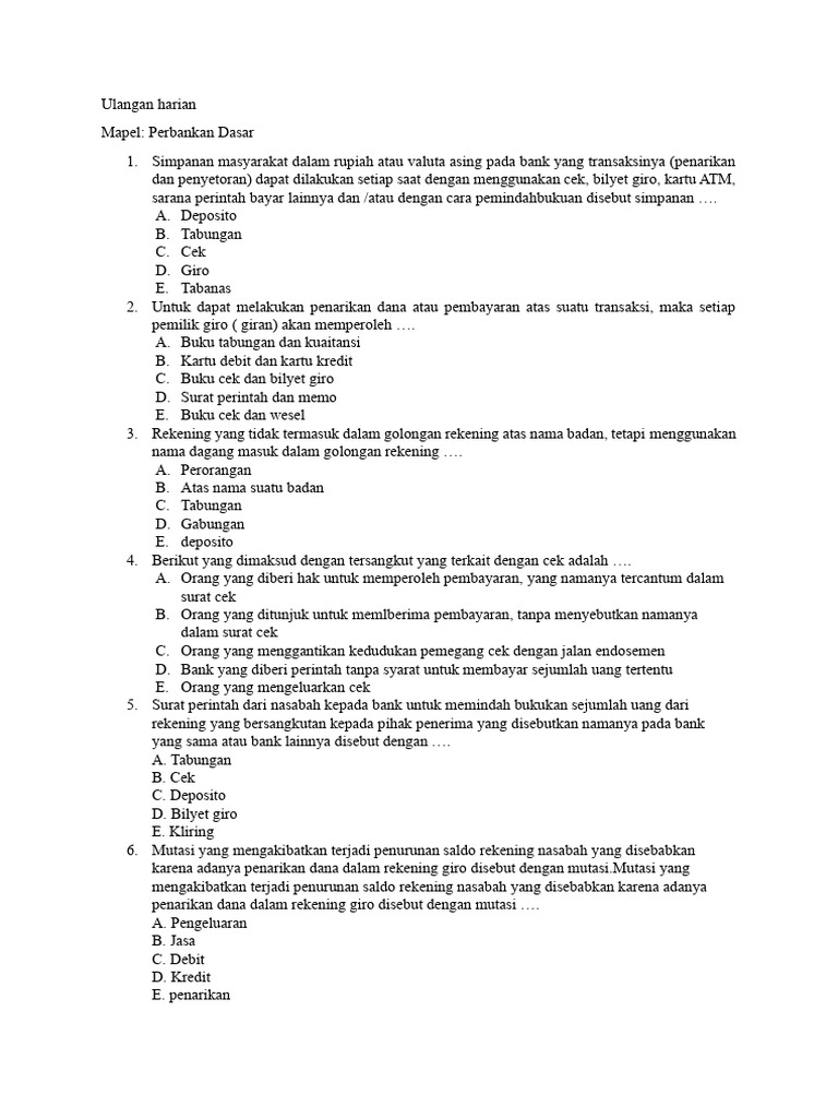 UH. Simpanan Giro | PDF