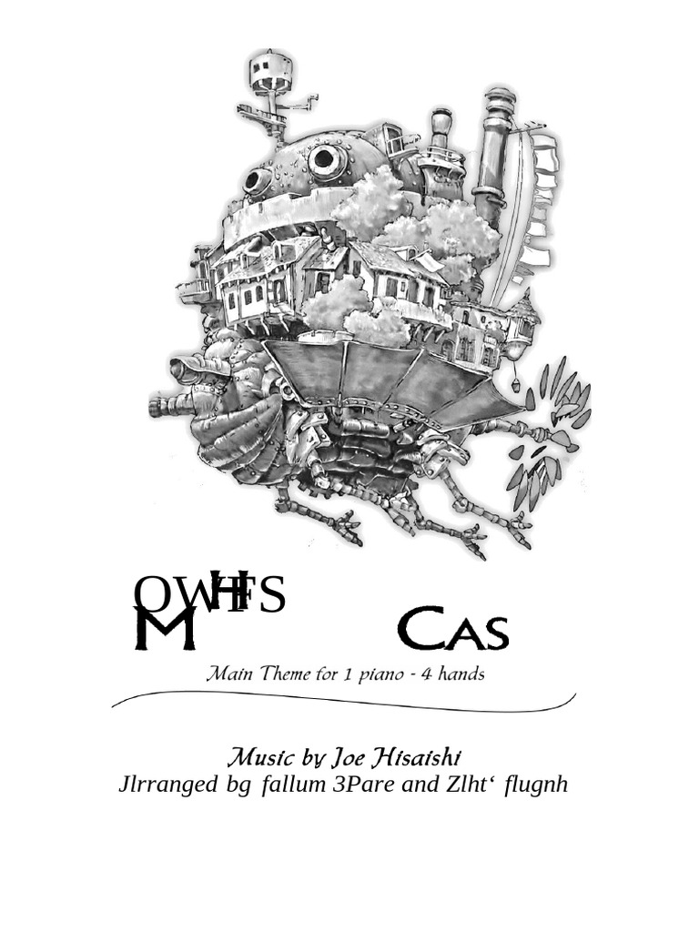 Howls Moving Castle Piano 4 Hands | PDF | Musical Forms | Elements Of Music
