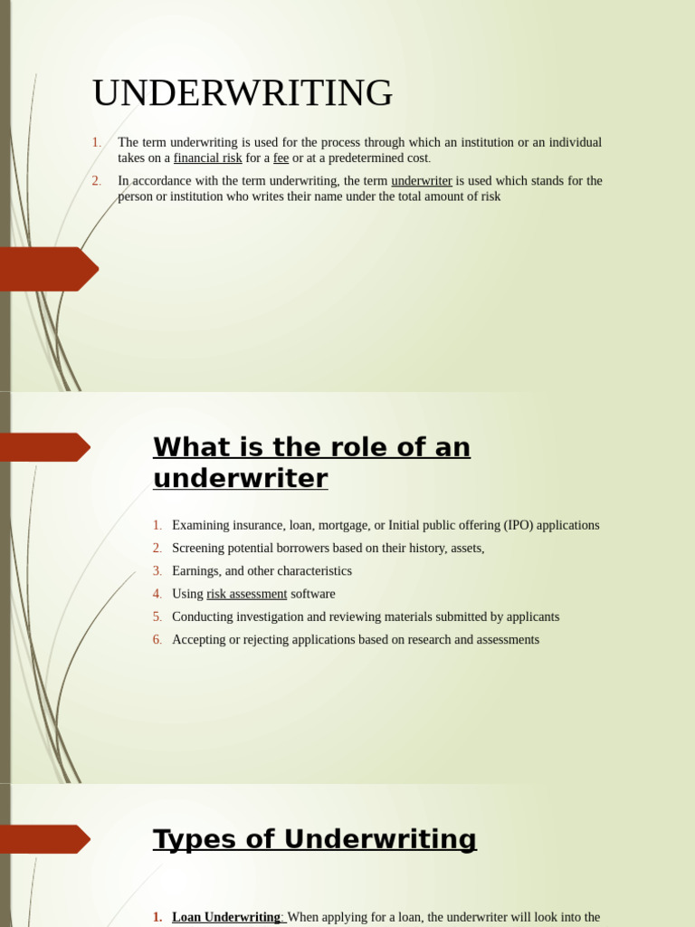 UNDERWRITING | PDF | Initial Public Offering | Underwriting