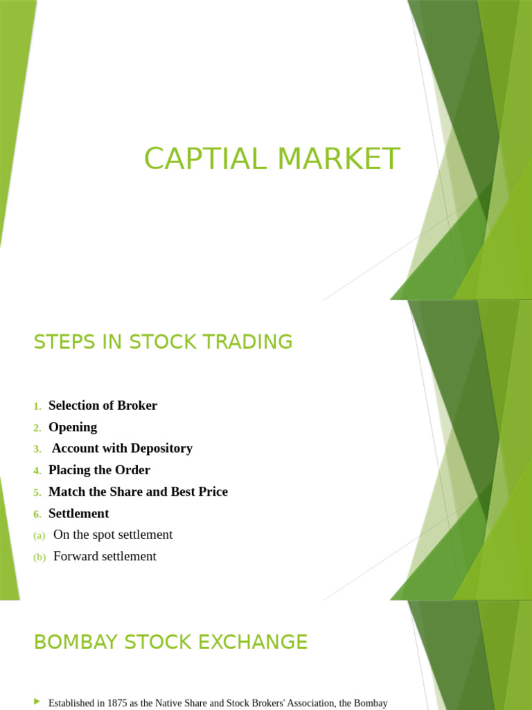 Stock Trading Steps and Market Overview | PDF