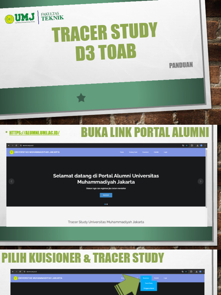 Panduan Tracer Study | PDF