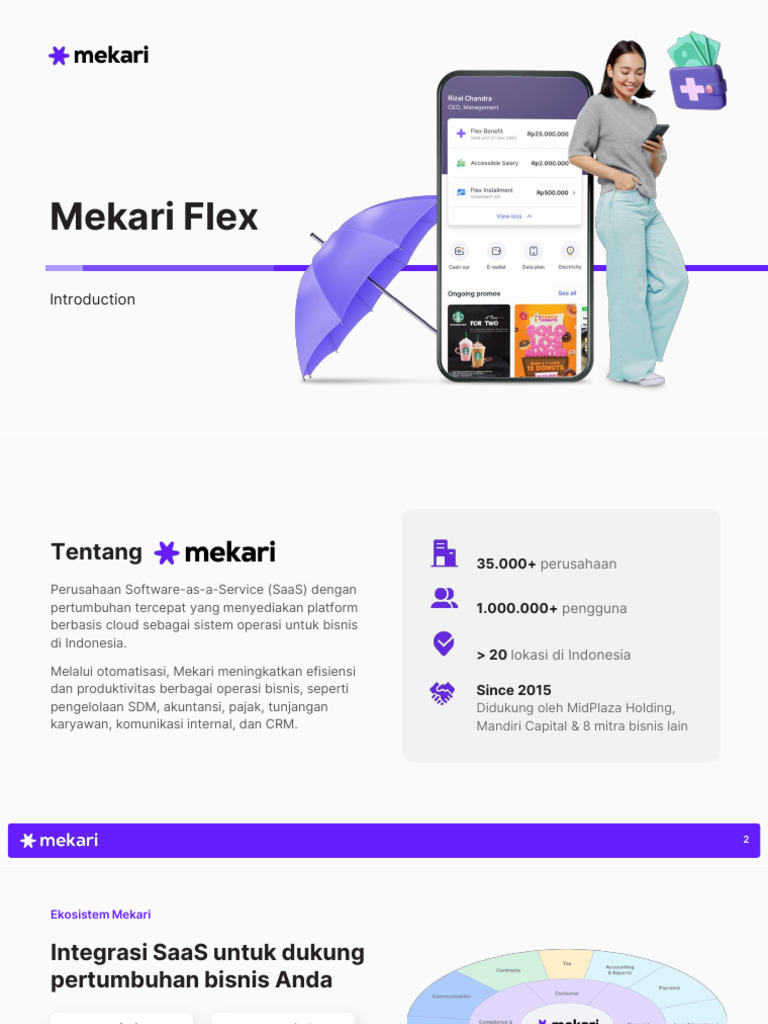 Mekari Flex Deck For Talenta Apps | PDF