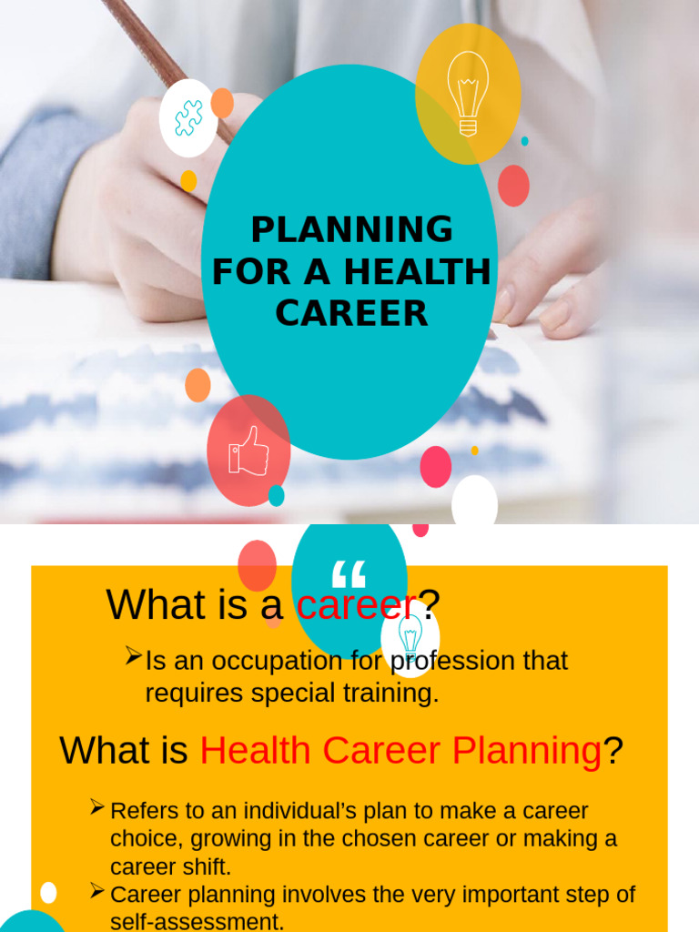 Planning For A Health Career Mapeh 10 | PDF | Health Professional ...