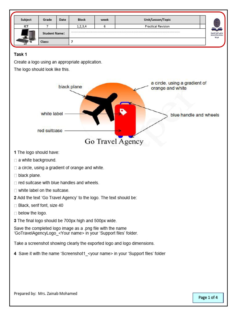 Gr7-B1,2,3,4 - Practical Revision | PDF | Software | Computing