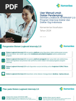Sosialisasi LOGBOOK INTERNSIP 2.0 - Dokter Pendamping | PDF