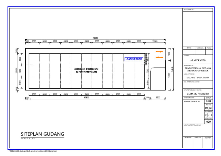 Siteplan Gudang | PDF