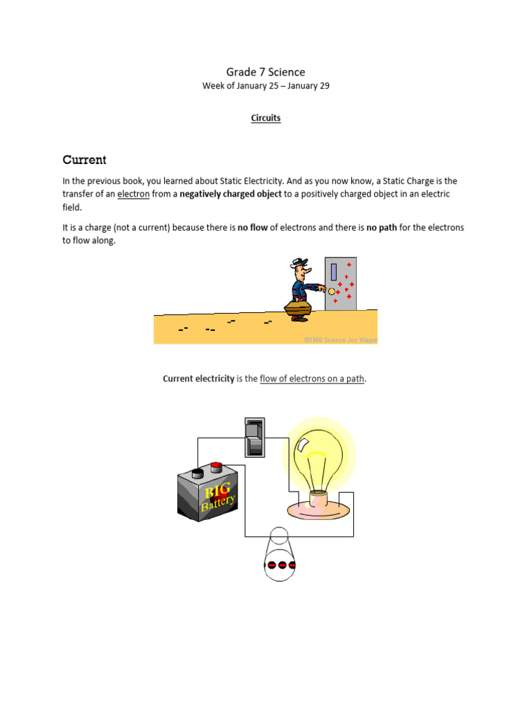 Understanding Electric Current and Circuits | PDF | Electrical ...