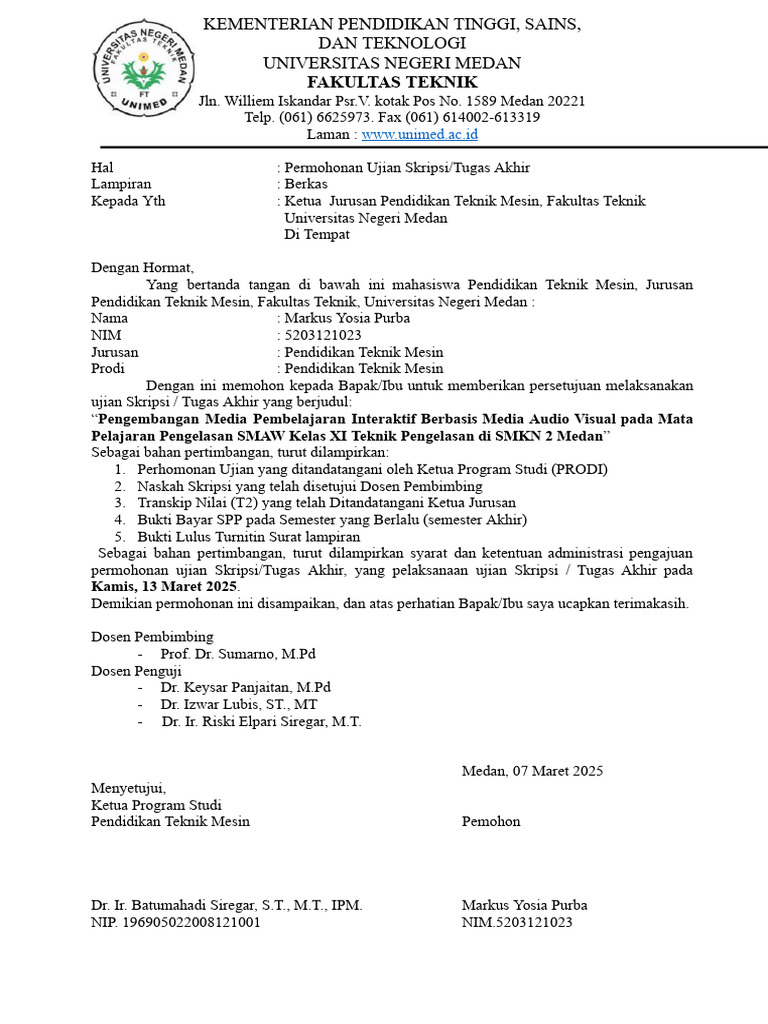 Markus Yosia Purba | PDF