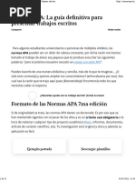 Normas APA Con Plantilla y Generador 2023 - Séptima Edición | PDF | Estilo apa | Microsoft Word