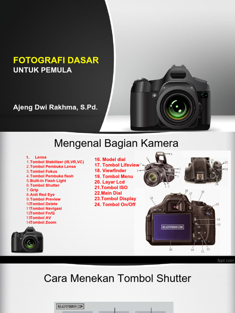 Dasar Fotografi Ajeng Dwi Rakhma, S.Pd. | PDF