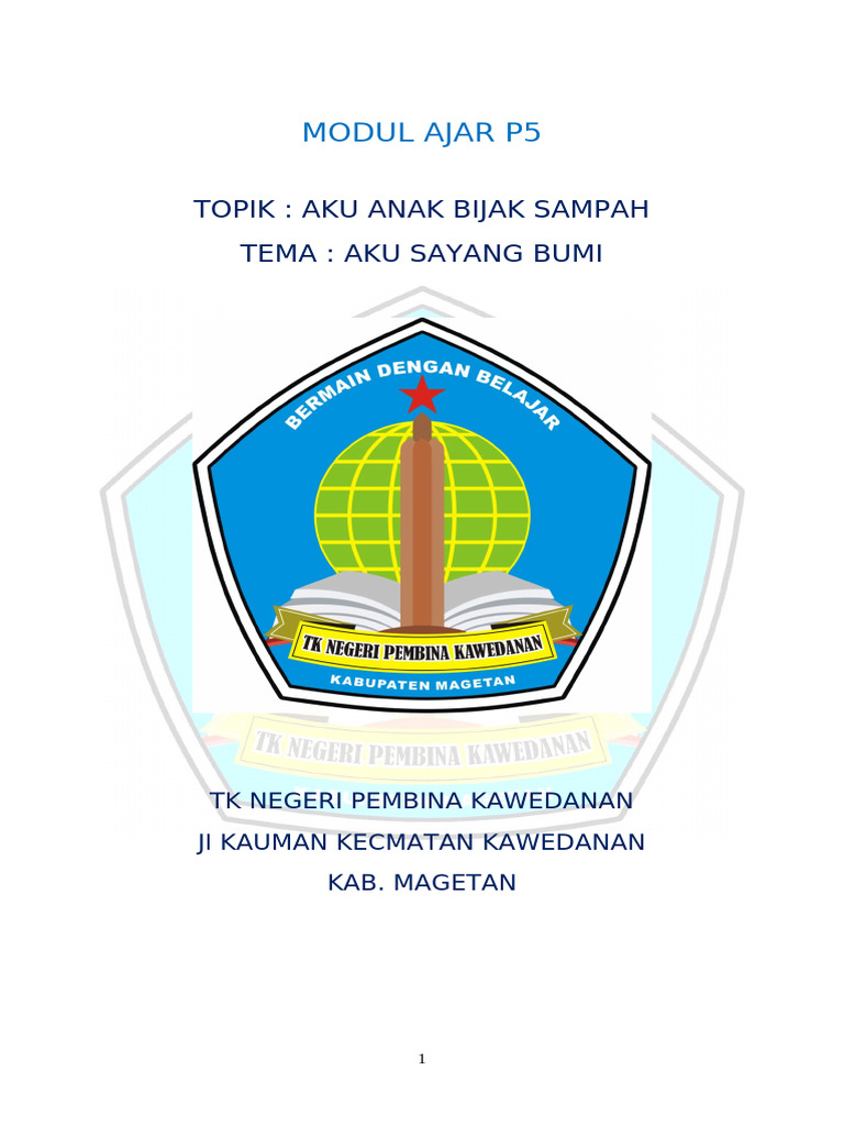 Ma p5 Aku Ank Bijak Sampahtk Pembina 2023 | PDF