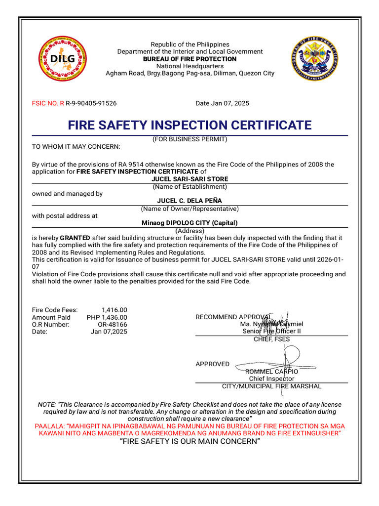 BFP | PDF | Fire Safety