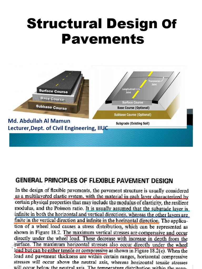 Pavement Design Methods 1 - MAAM - IIUC | PDF