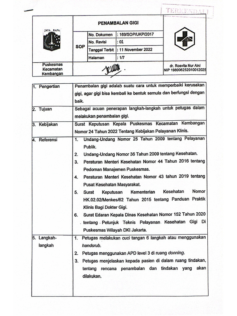 Penambalan Gigi | PDF