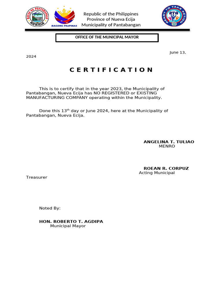 Certification Menro | PDF