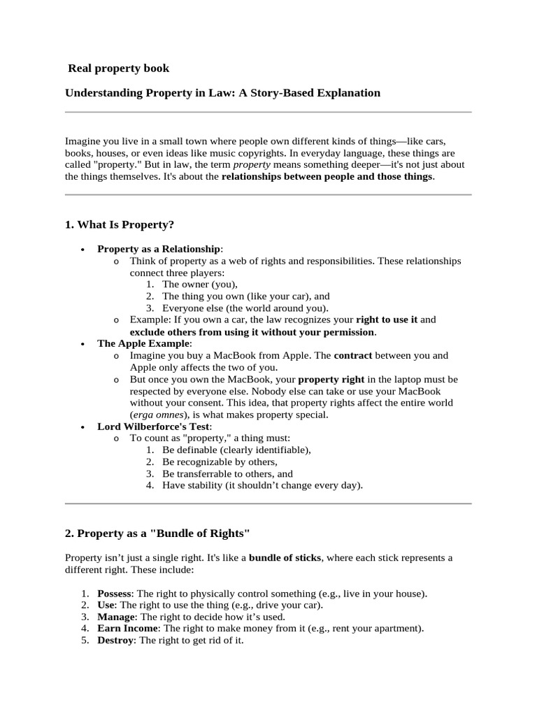 Real Property Book | PDF | Negligence | Property