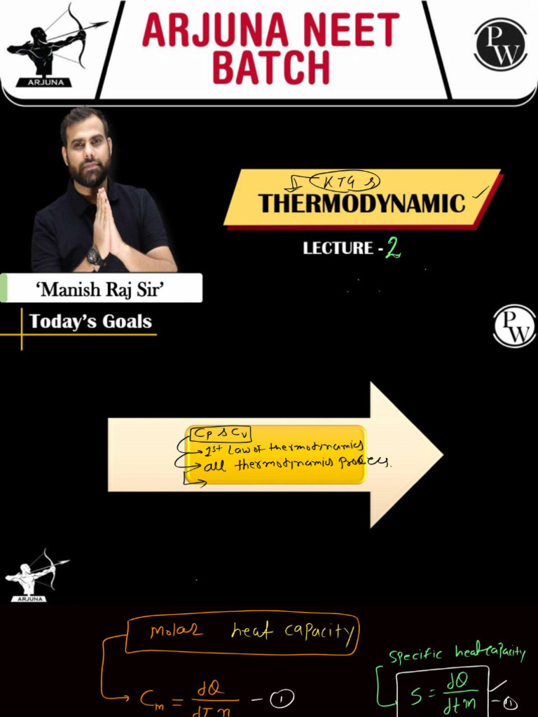 Thermodynamic & Kinetic Theory of Gases 02 _ Classnotes | PDF