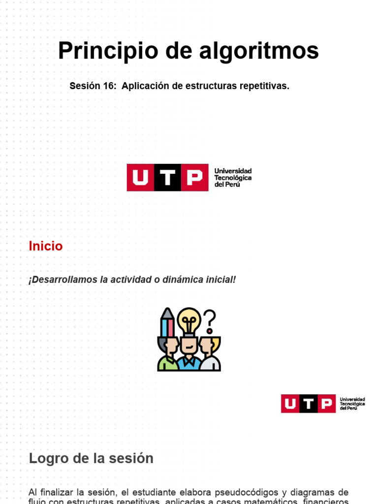 Aplicación de Estructuras Repetitivas | PDF | Algoritmos | Ingeniería ...