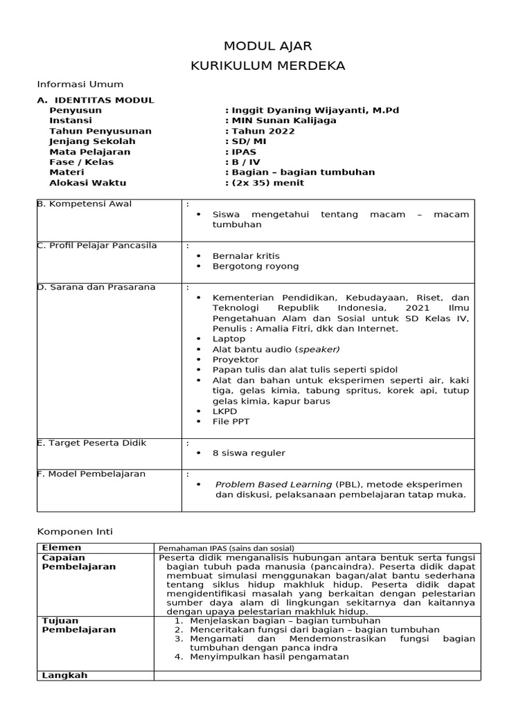Template MODUL AJAR Micro | PDF