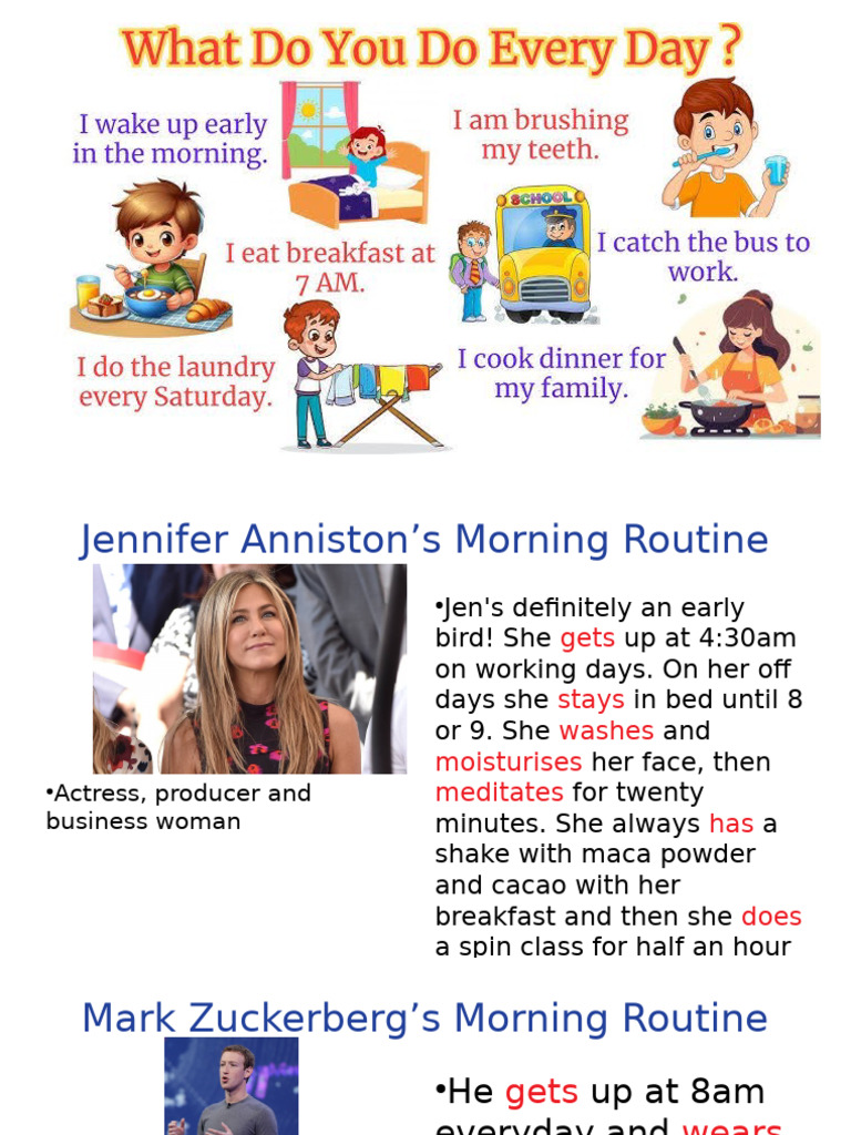 Simple Present Tense Grammar Guides - 128158 | PDF