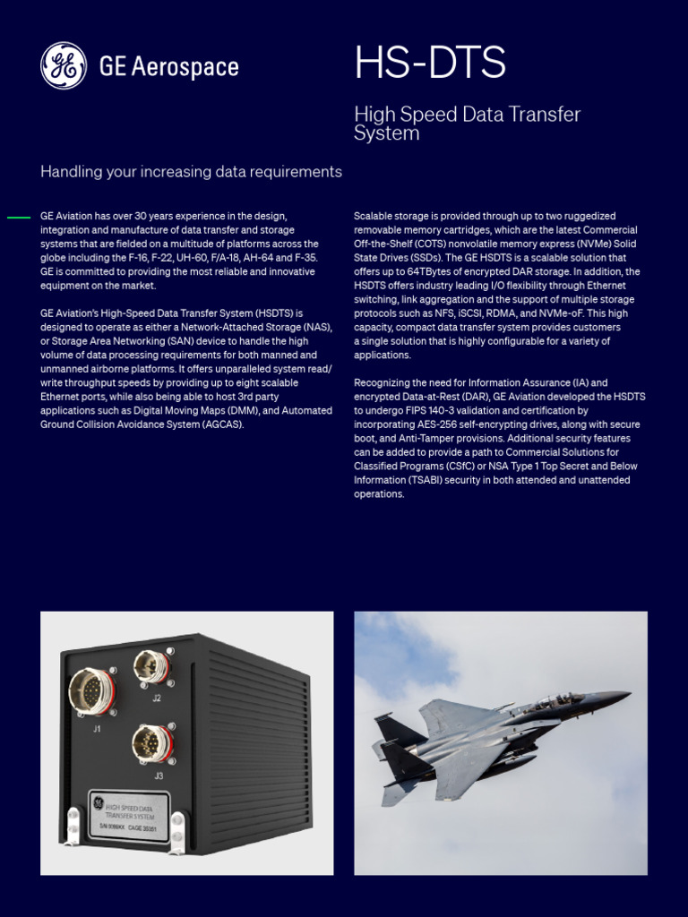 2023 GE Aero HS-DTS 0 | PDF | Ethernet | Computer Hardware