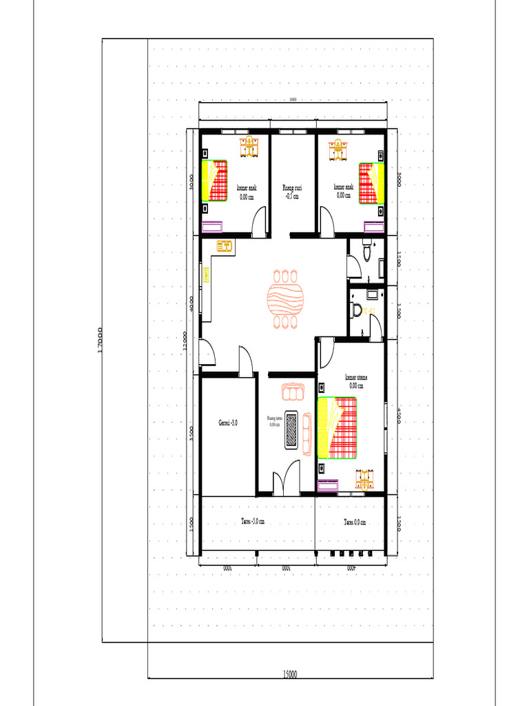 Dimensi Ruangan dan Ukuran Interior | PDF