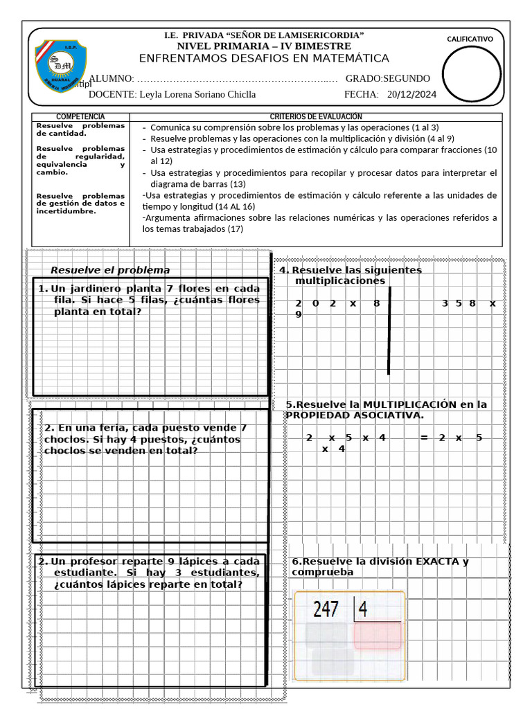 Matematica Diciembre | PDF