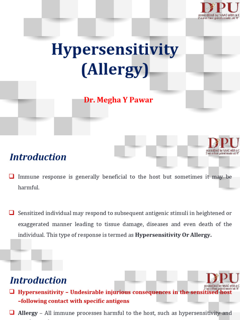 Hypersensitivity Reactions in Microbiology | PDF | Allergy | Immune System