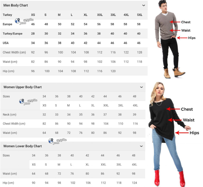 defacto size chart (2) | PDF