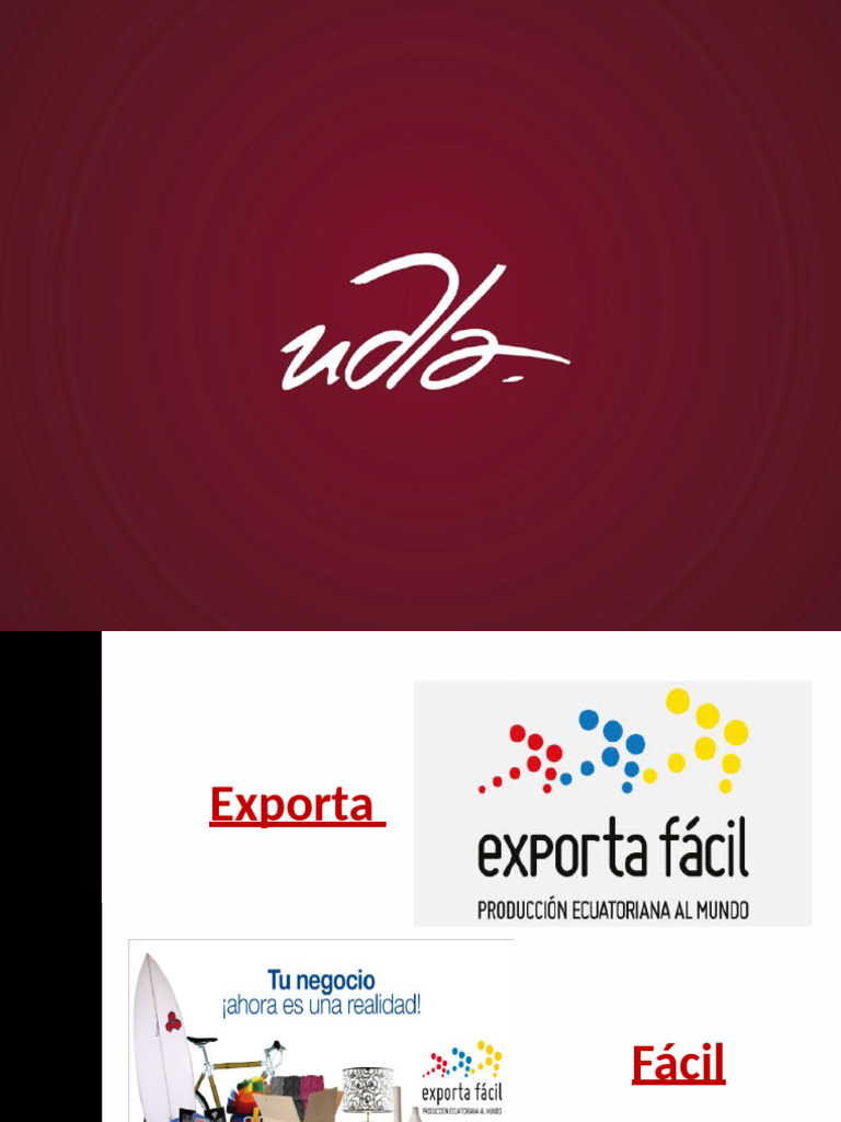 Exporta Fácil: Guía de Exportación Ecuador | PDF | Pequeñas y medianas ...