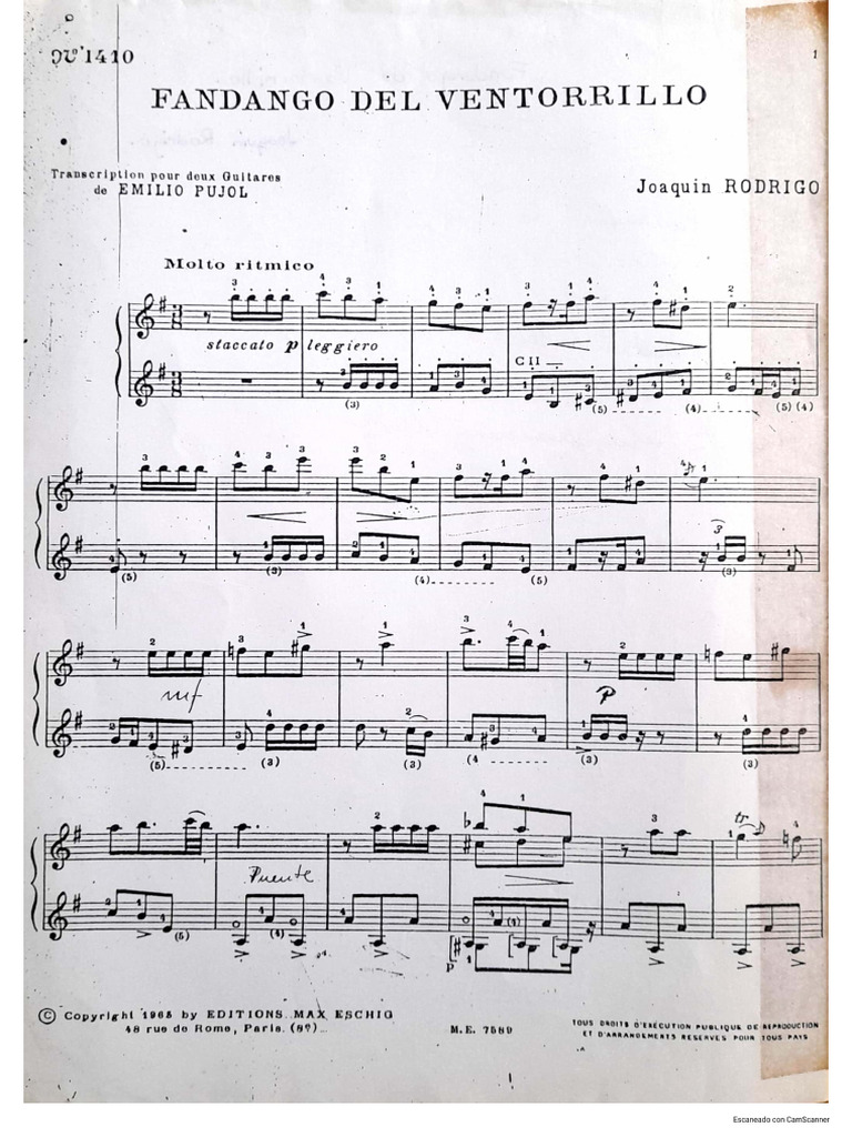 Fandango Del Ventorrillo | PDF