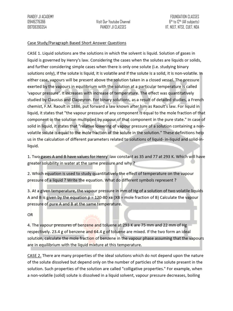 Case Base Question Vol 1 | PDF | Coordination Complex | Valence (Chemistry)