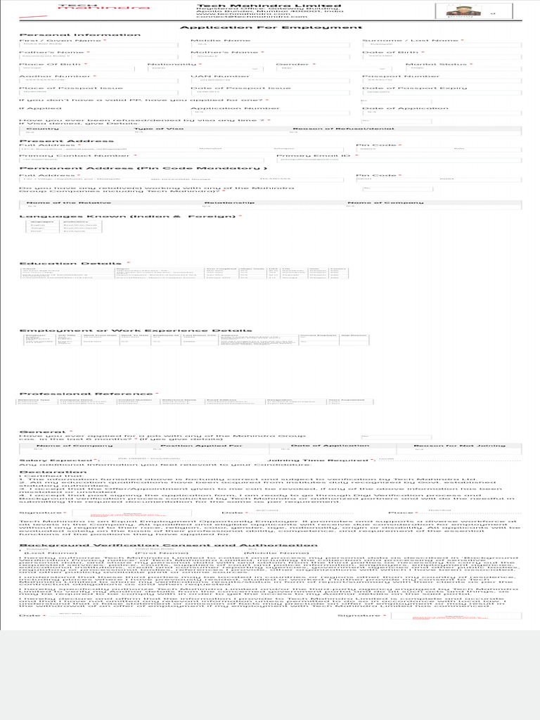Application Form - India (7) | PDF | Justice | Crime & Violence