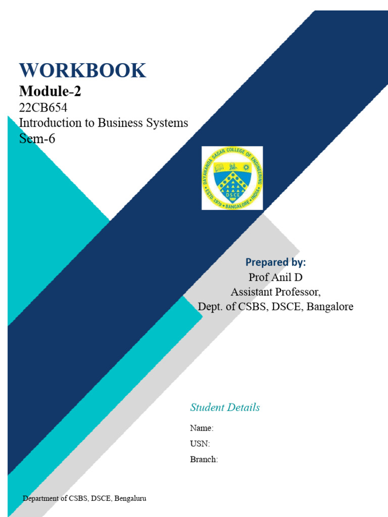 OE Module-2 Workbook | PDF | Bangalore | Private Sector
