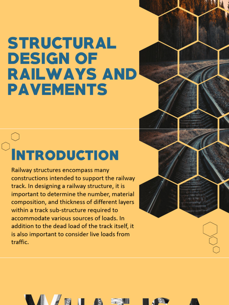 Railway Track Structure Design Overview | PDF | Road Surface | Concrete