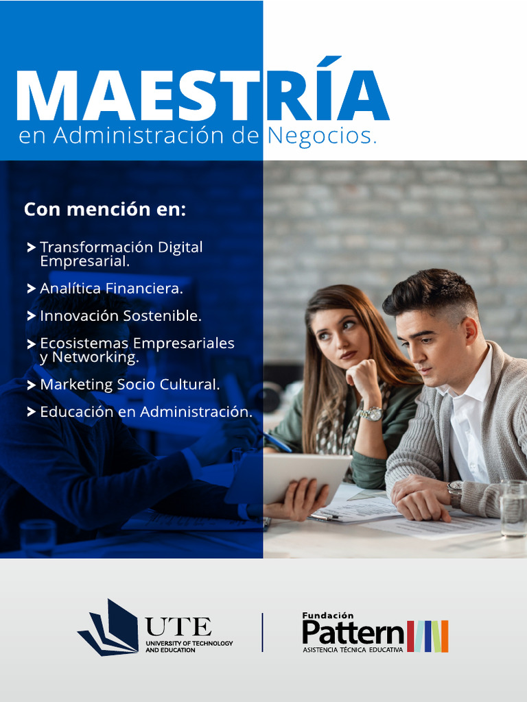 Brochure Maestria en Administracion | PDF