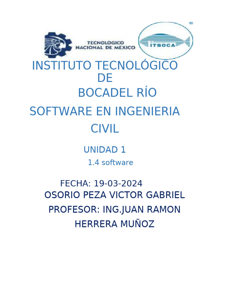 Software en Ingeniería Civil: Introducción | PDF | Entorno de ...