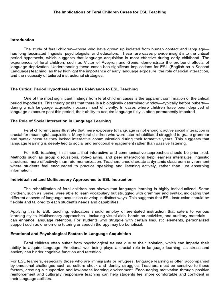 Garley, Stephen G. Maed LT - I | PDF | Language Acquisition | English ...